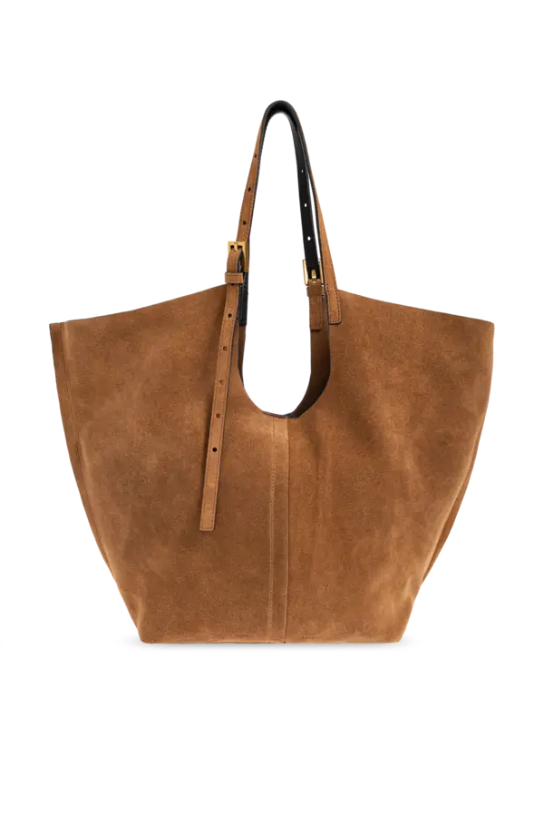 ALLSAINTS Suede Shoulder Bag With Adjustable Strap