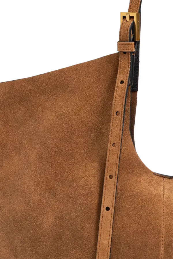 ALLSAINTS Suede Shoulder Bag With Adjustable Strap