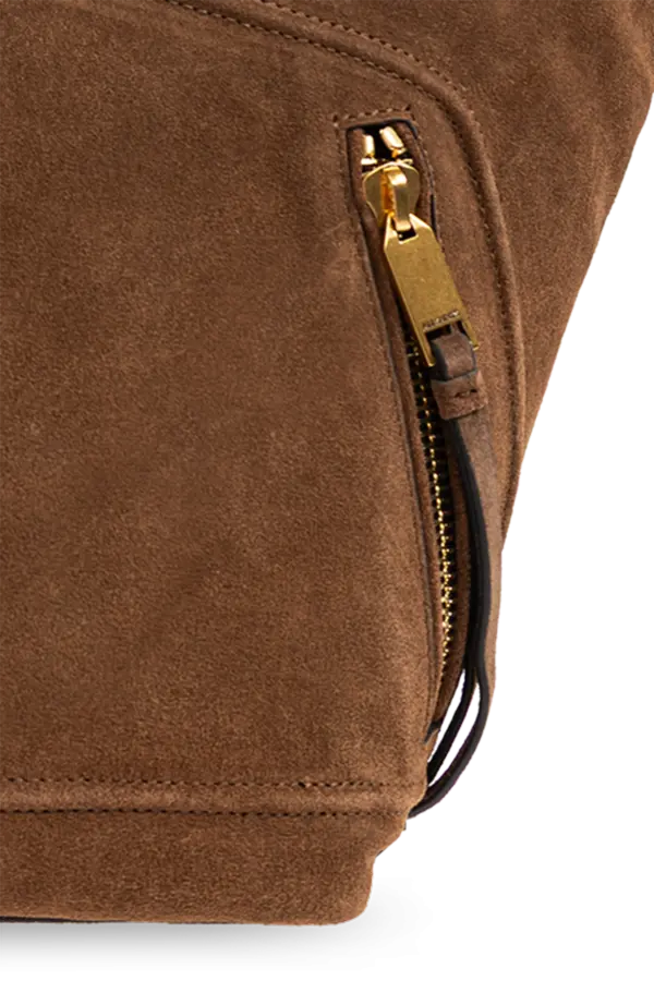 ALLSAINTS Jean Rey Suede Tote Bag - Brown