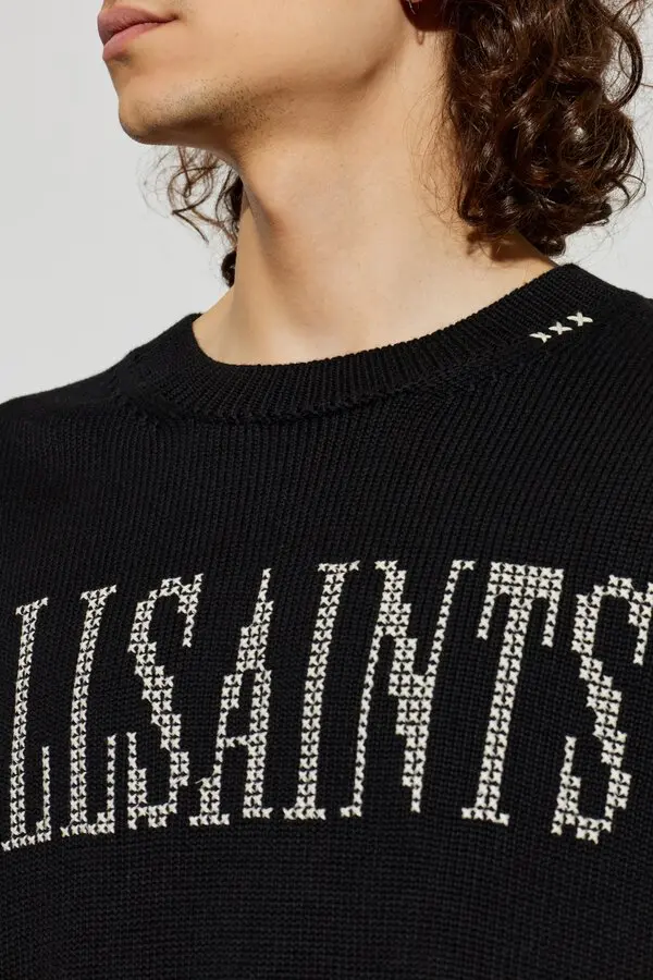 ALLSAINTS Crossed" Knit Sweater
