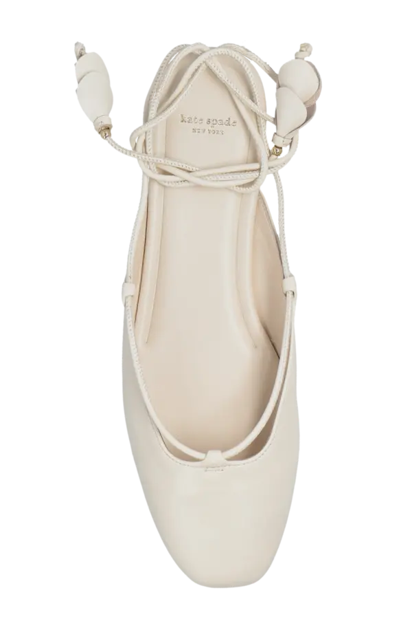 Kate Spade New York Eloise Flat Slides With Ankle Tie