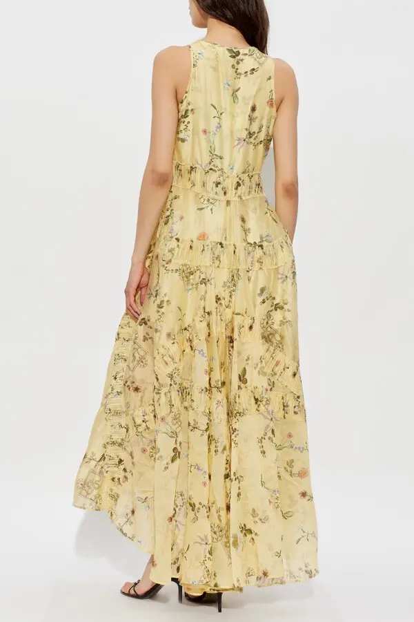 ALLSAINTS Dorina Floral Print Maxi Dress