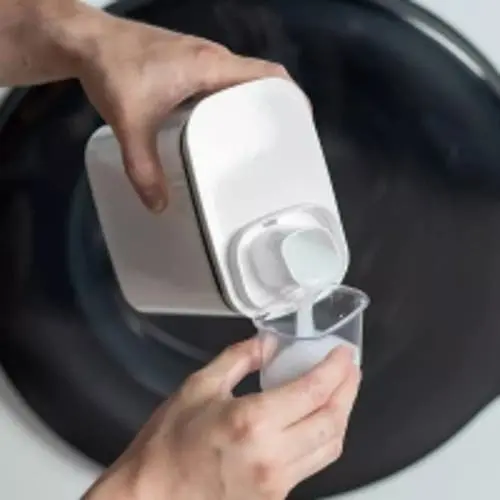 OU Laundry Detergent Dispenser With Measuring Cap And Drip-return Lid