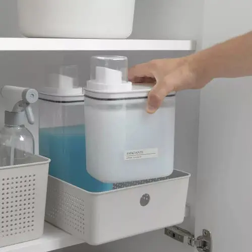 OU Laundry Detergent Dispenser With Measuring Cap And Drip-return Lid
