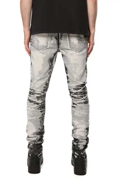 PURPLE BRAND Trompe L'oeil Skinny Jeans