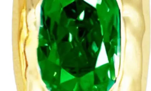 PETIT MOMENTS Giovana Crystal Stud Earrings - Emerald