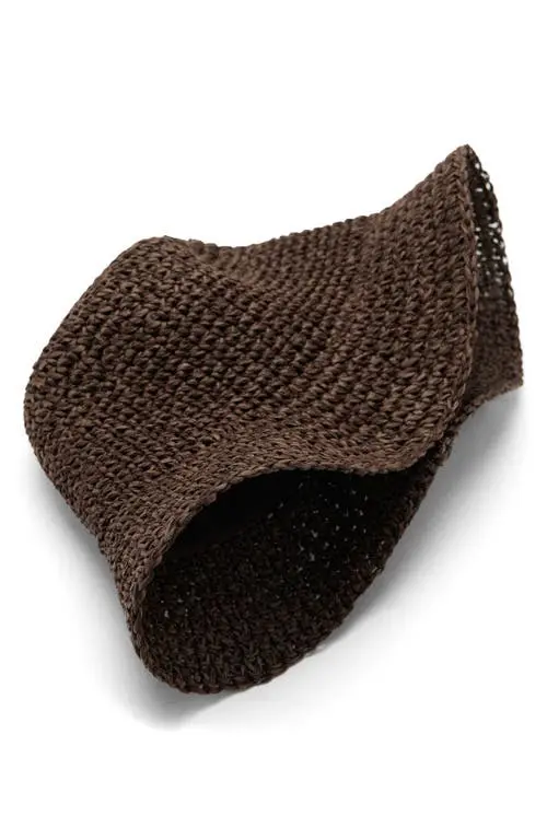 Mango Crochet Raffia Bucket Hat