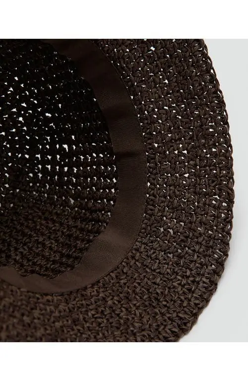Mango Crochet Raffia Bucket Hat