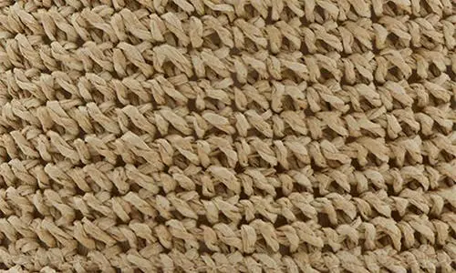 Mango Crochet Raffia Bucket Hat - Ecru