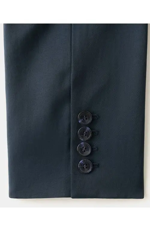 Mango Notched Lapel Blazer
