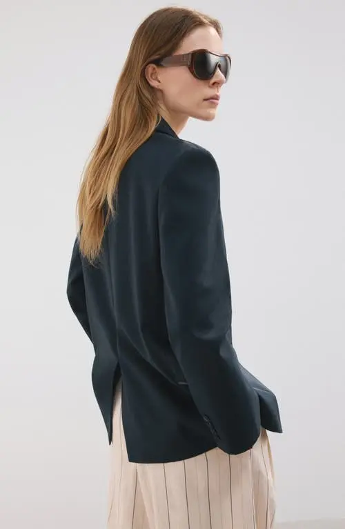 Mango Notched Lapel Blazer