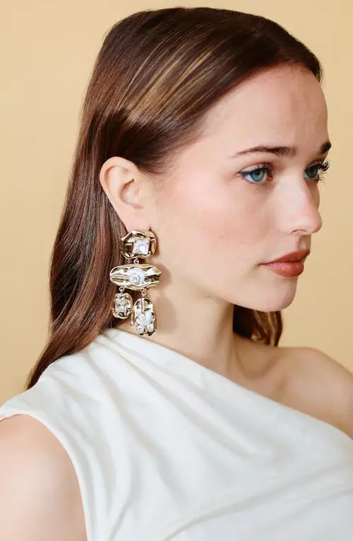 PETIT MOMENTS Shore Crystal Drop Earrings