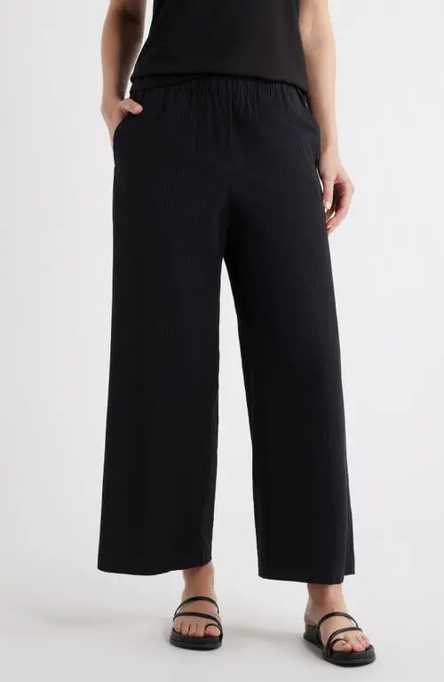 Eileen Fisher Wide Leg Ankle Pants