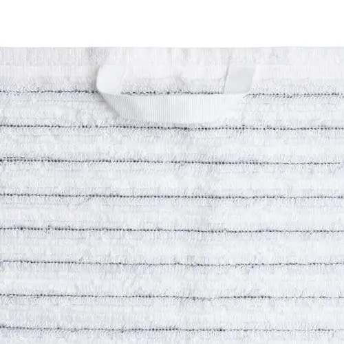 OLIVIERA HOME Stripes Turkish Cotton Terry Bath And Hand Towelset