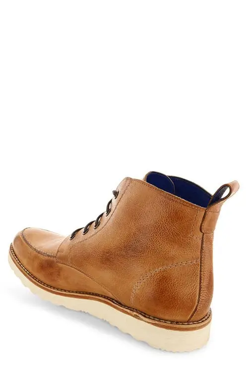 Bed Stu Lincoln Moc Toe Boots - Tan Rustic