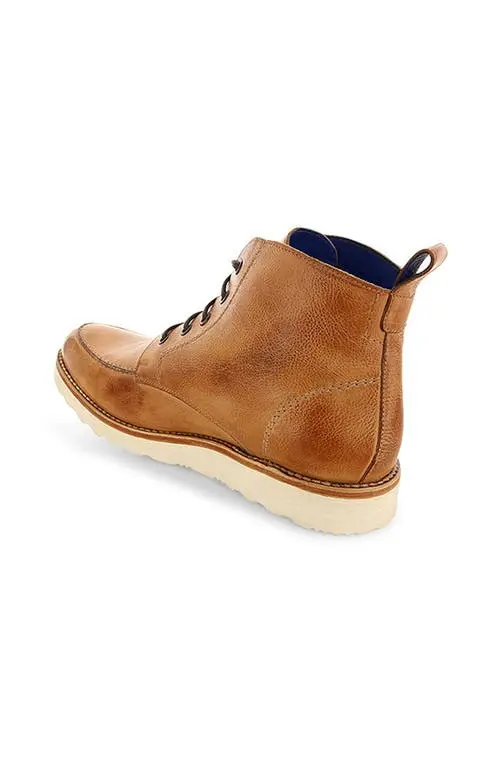 Bed Stu Lincoln Moc Toe Boots - Tan Rustic