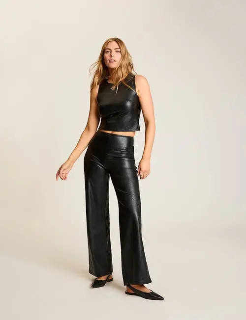 Commando Faux Leather Shell Top