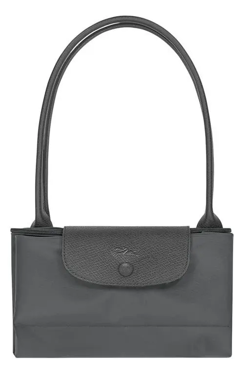 Longchamp Le Pliage Nylon Shoulder Tote - Anthracite