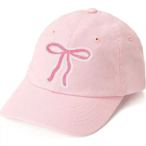 SWEET WINK Pink Bow Patch Baseball Hat - Ballet Pink