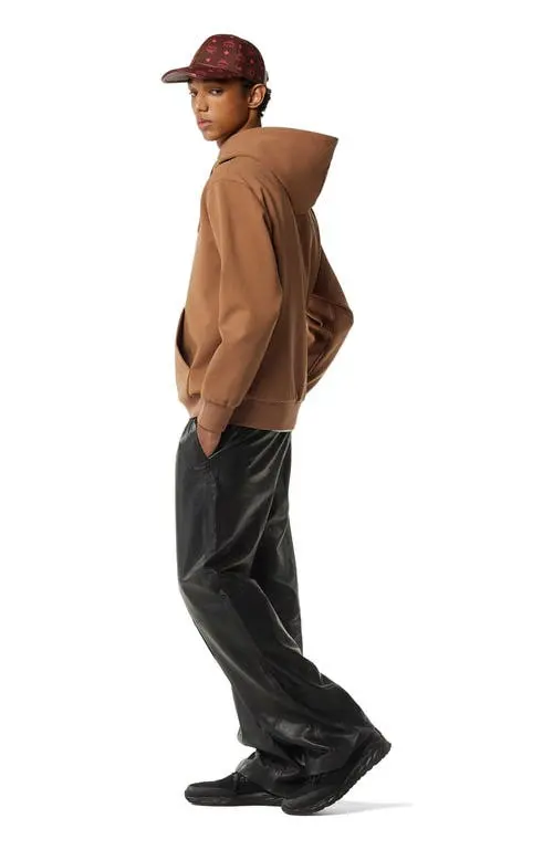 Mcm Essential Logo Patch Ponte Hoodie