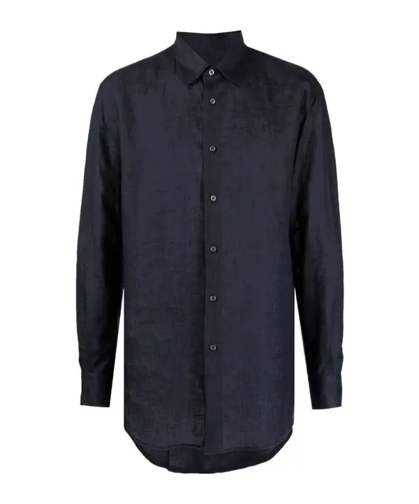 Brioni Button-down Fitted Shirt - Black