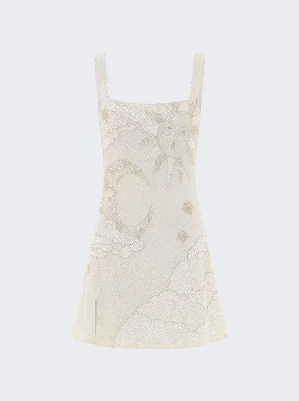 CLIO PEPPIATT Embellished Mini Dress
