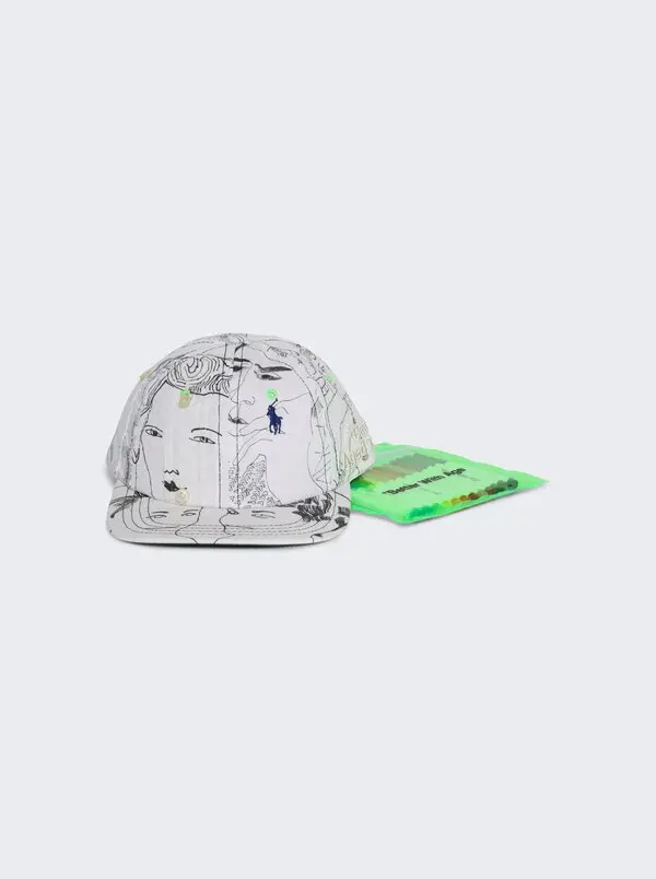 BETTER WITH AGE Reconstructed Button Down Hat - Multicolor