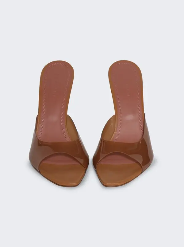 Amina Muaddi Alexa Glass Slipper 95 - Brown