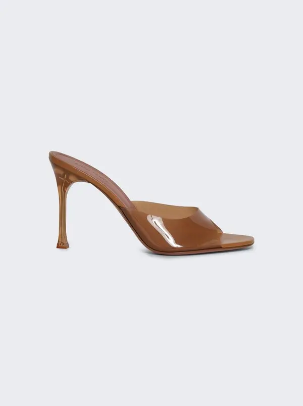 Amina Muaddi Alexa Glass Slipper 95 - Brown