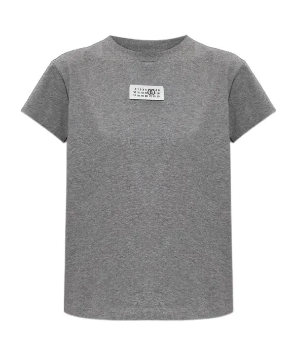 MAISON MARGIELA Short Sleeve Crewneck T-shirt - Grey