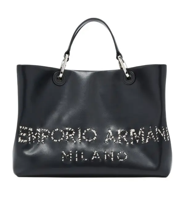 Emporio Armani Logo-appliqué Tote Bag