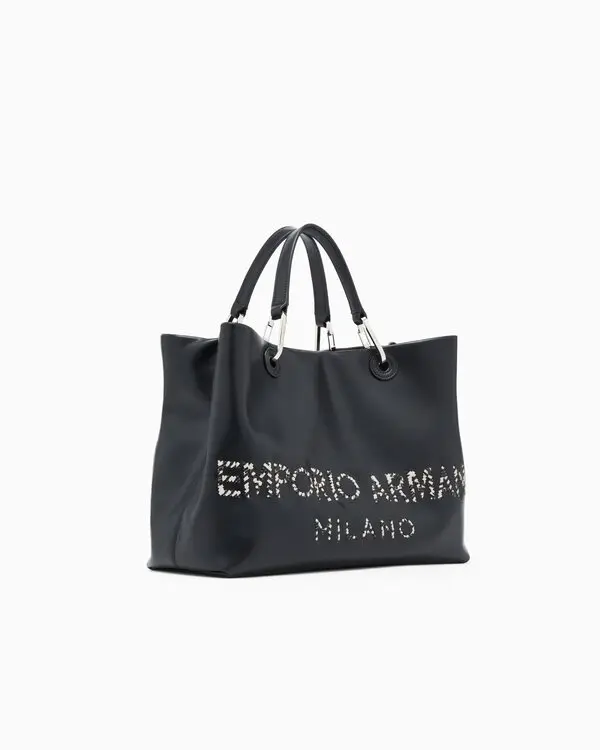 Emporio Armani Logo-appliqué Tote Bag