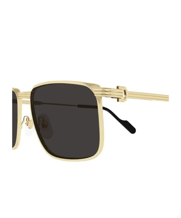 Cartier Rectangular Metal Sunglasses