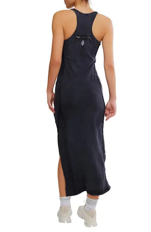 Free People Hot Shot Sleeveless Maxi Dress - Black