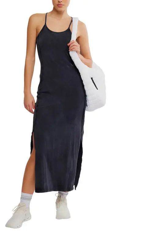 Free People Hot Shot Sleeveless Maxi Dress - Black
