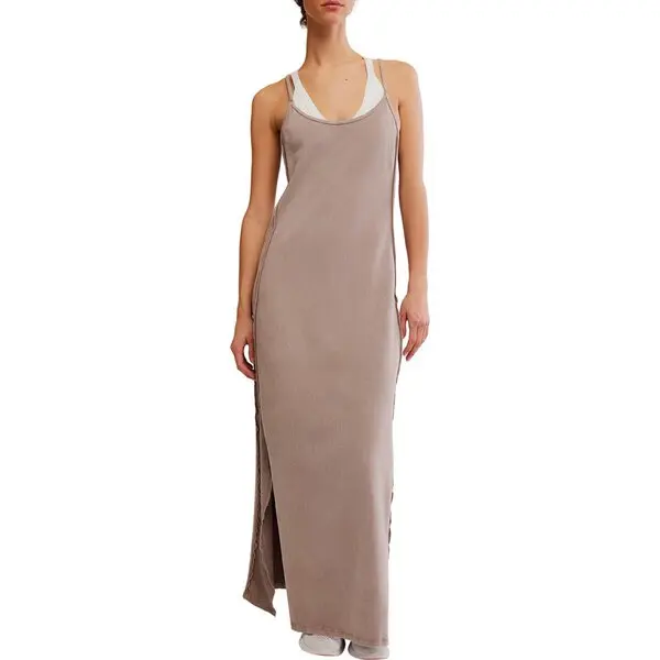 Free People Hot Shot Sleeveless Maxi Dress - Hickory