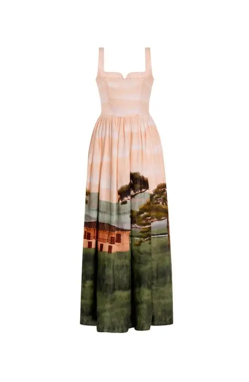Agua Bendita Jaspe Paraiso Maxi Dress