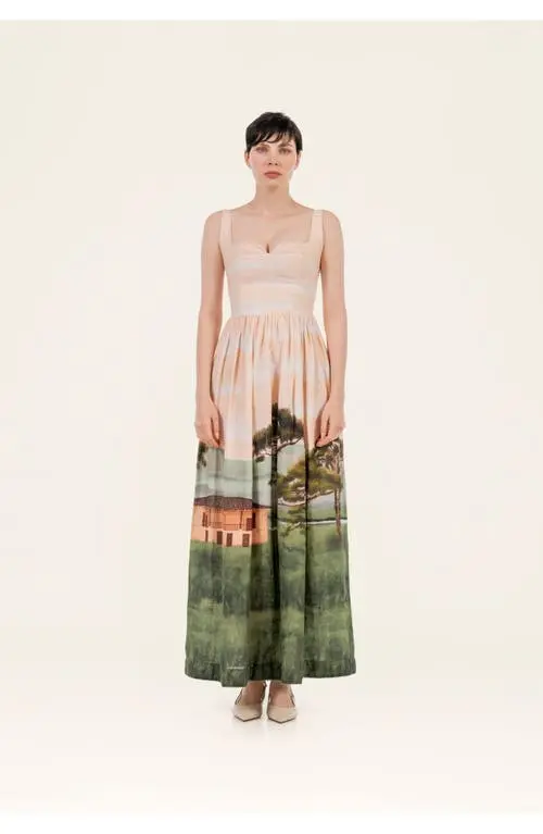 Agua Bendita Jaspe Paraiso Maxi Dress