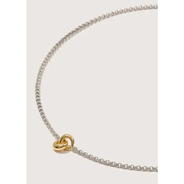 OTIUMBERG Sterling Silver And Gold Vermeil Link Chain Necklace - Mixed Metal