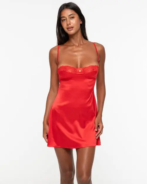 ONE EMPIRE Zaya Satin Babydoll