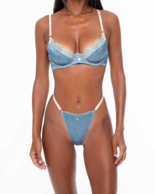 ONE EMPIRE Ceci Lingerie Set - Blue