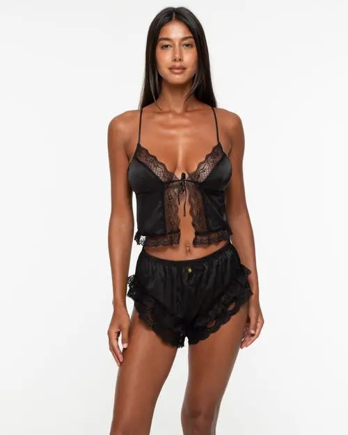 ONE EMPIRE Kaia Lace Camisole Short Set