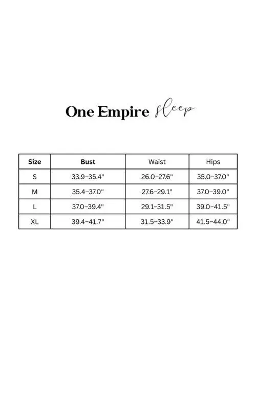 One Empire Nocturna Intricate Lace Satin Strap Lingerie Set