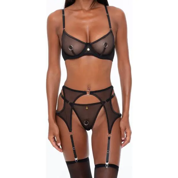 ONE EMPIRE Aura Lingerie Set - Black