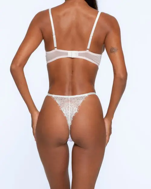 One Empire Luciana Lace Cup Minimal Strap Lingerie Set