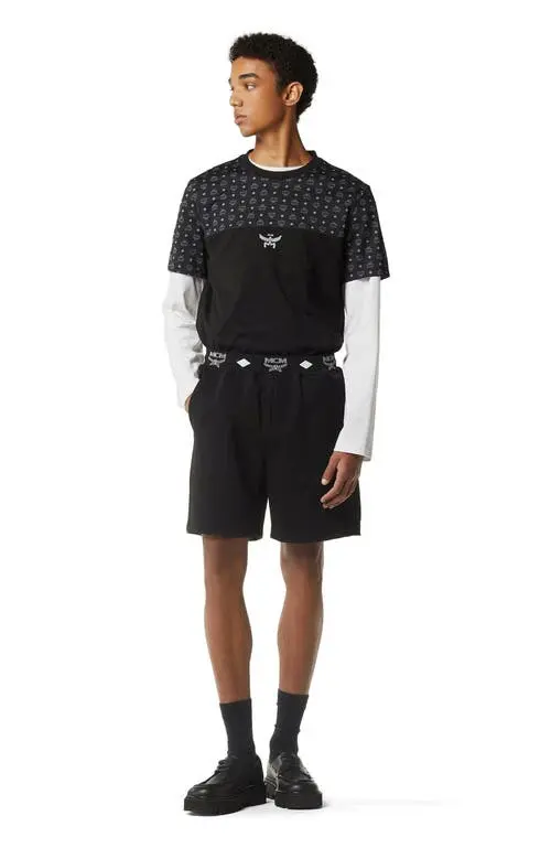 Mcm Essential Logo Ponte Shorts
