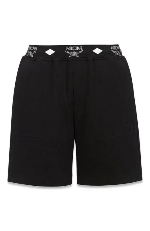 Mcm Essential Logo Ponte Shorts