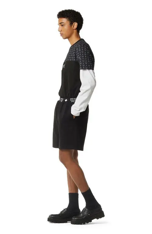 Mcm Essential Logo Ponte Shorts