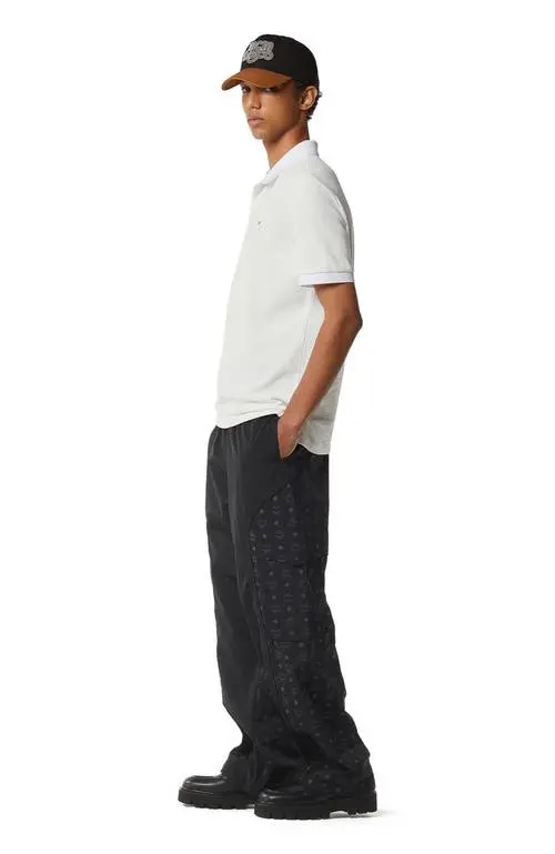 Mcm Diamond Patch Piqué Polo - White