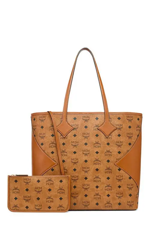 Mcm Large Visetos Shopper Bag